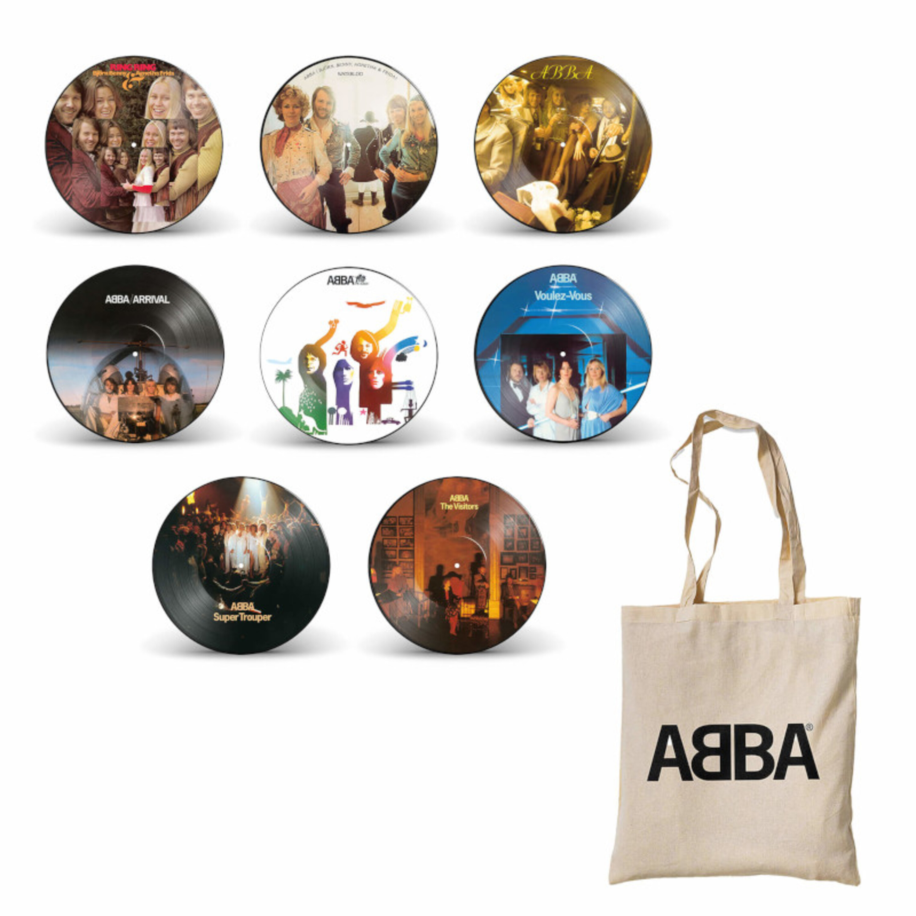 ABBA - 8LP Studio Album Picture Disc Bundle (excl. Voyage) - ABBA DE