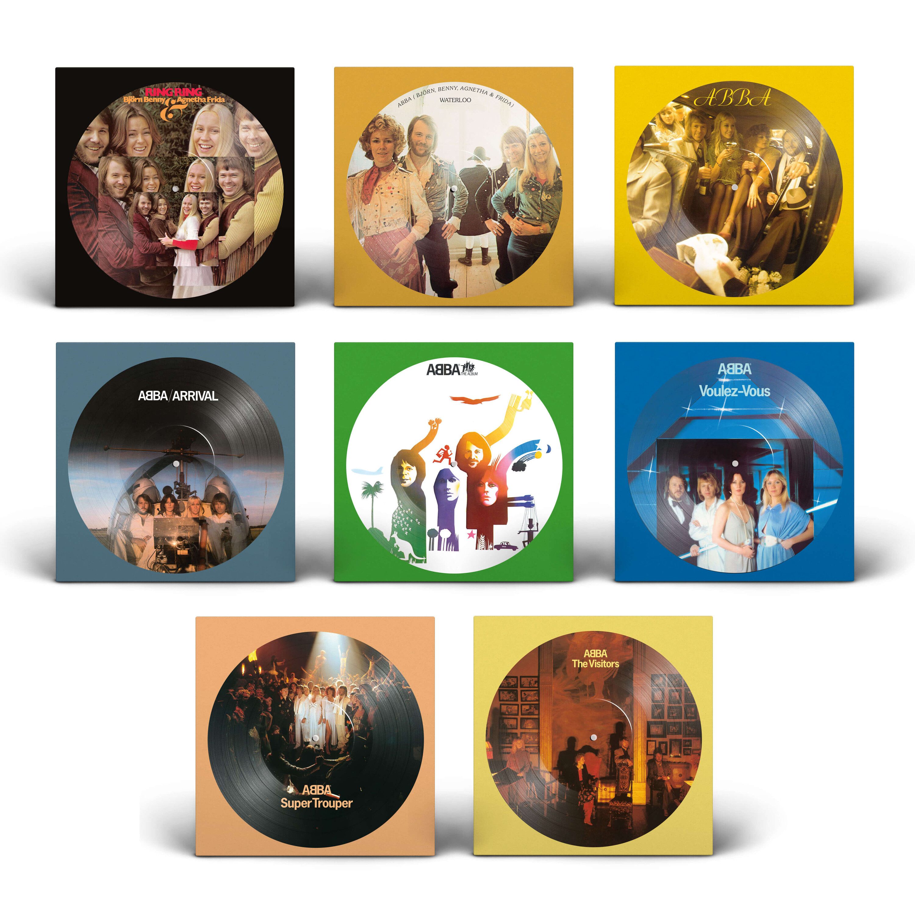 ABBA - 8LP Studio Album Picture Disc Bundle (excl. Voyage) - ABBA DE