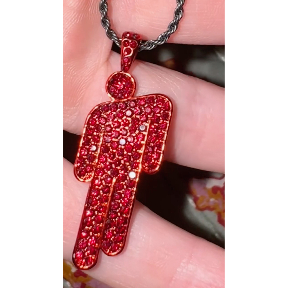RED BLOHSH NECKLACE - Billie Eilish