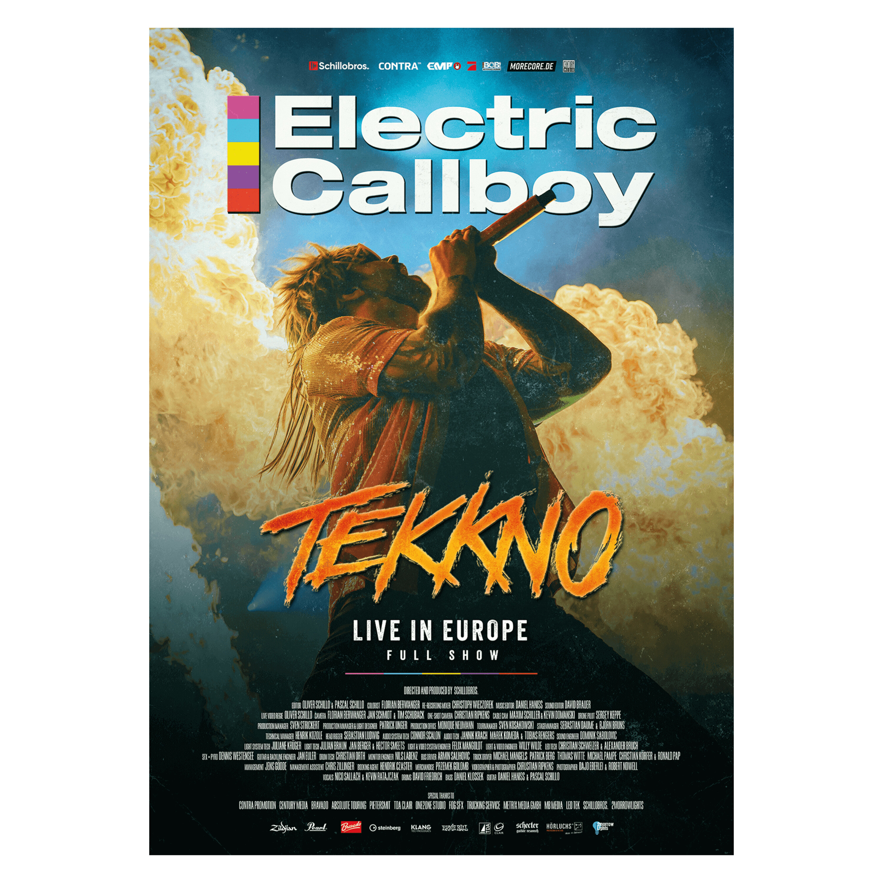 Live in Europe - Kinoposter - Electric Callboy - offizieller Shop