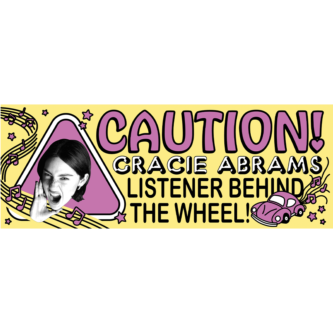 The Secret of Us Bumper Sticker Set-of-4 - Gracie Abrams