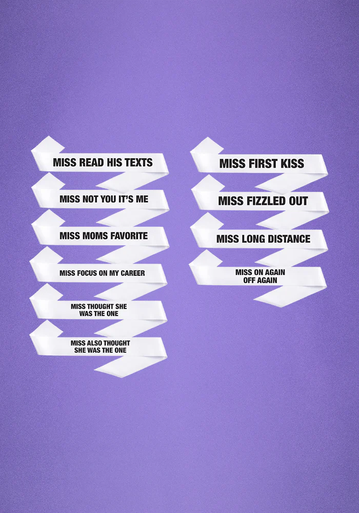 obsessed sashes - set of 10 - Olivia Rodrigo obsessed sashes - set of 10 - Olivia Rodrigo