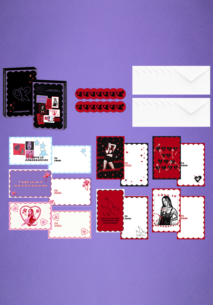 box of GUTS valentines - Olivia Rodrigo