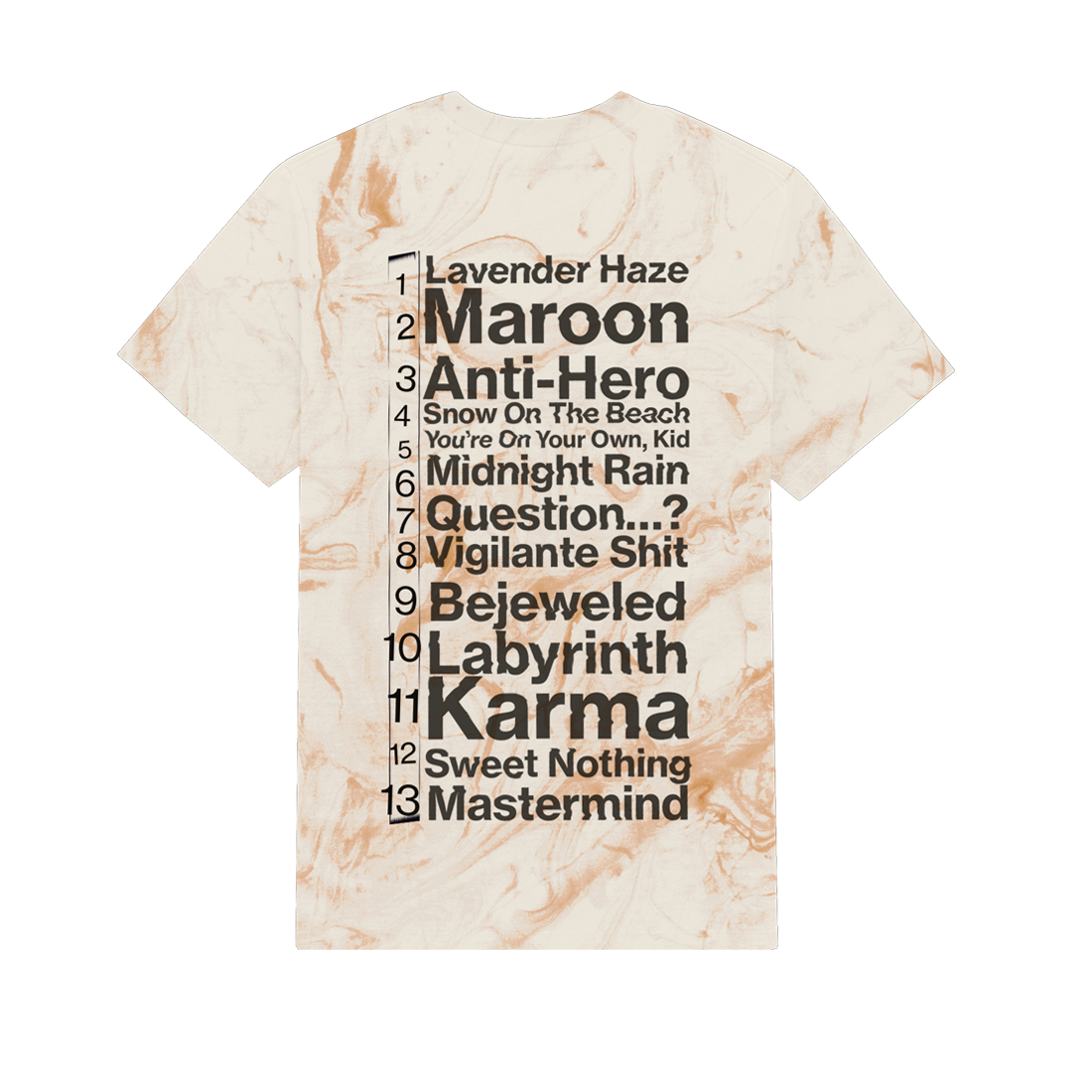 Taylor Swift Midnights Rust Tie Dye - Taylor Swift