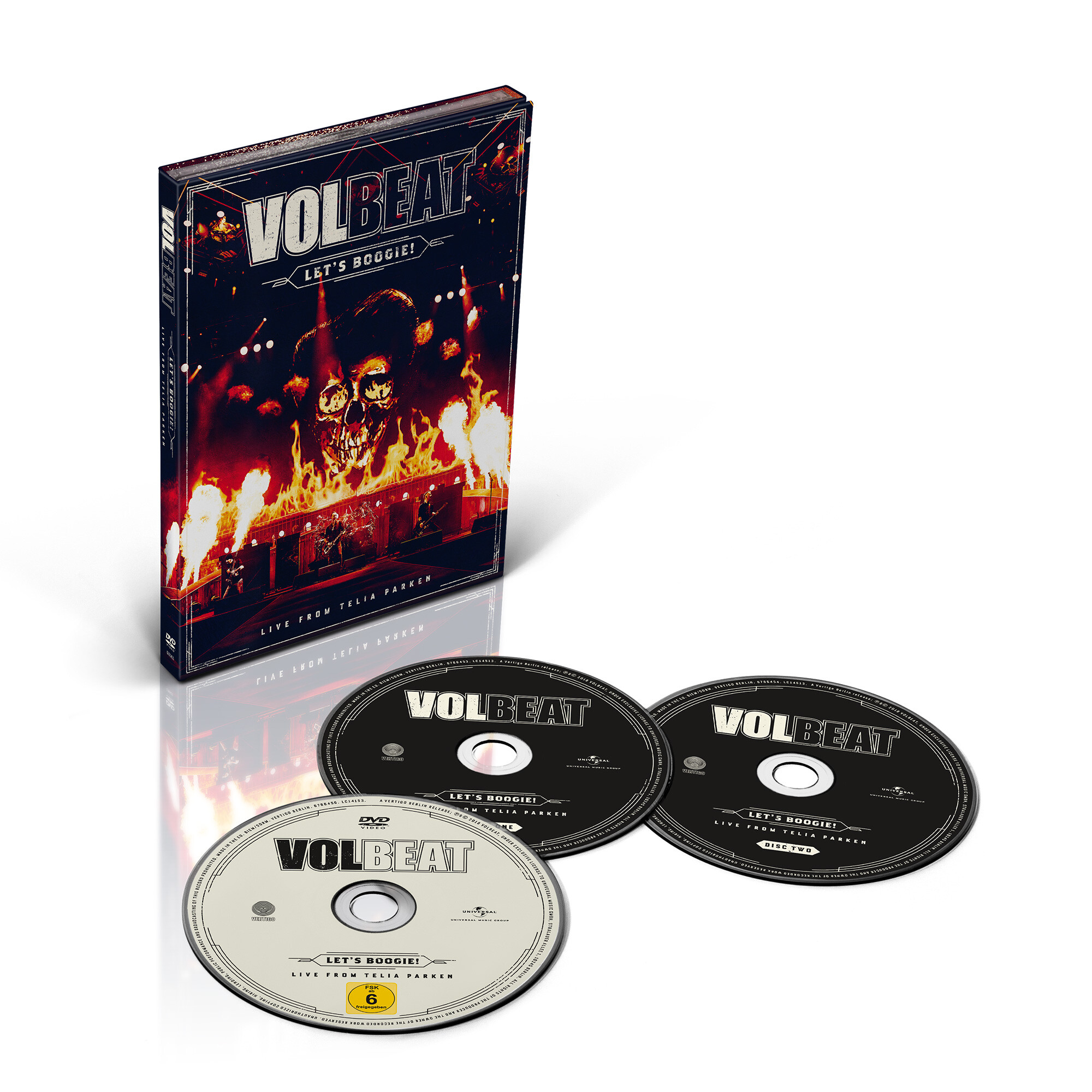Let's Boogie! Live from Telia Parken (2CD + DVD) - Volbeat
